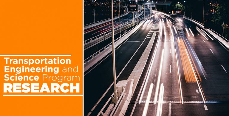 Research Areas - Transportation Engineering and Science Program